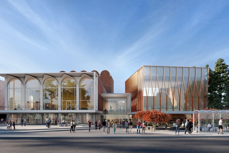 Представлены изображения реконструкции Центра искусств Хопкинса - IfBest